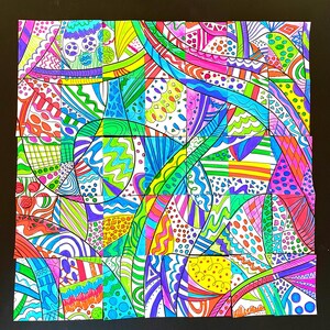 Collaborative Coloring Pages Sign Project for Kids and Students Without ...