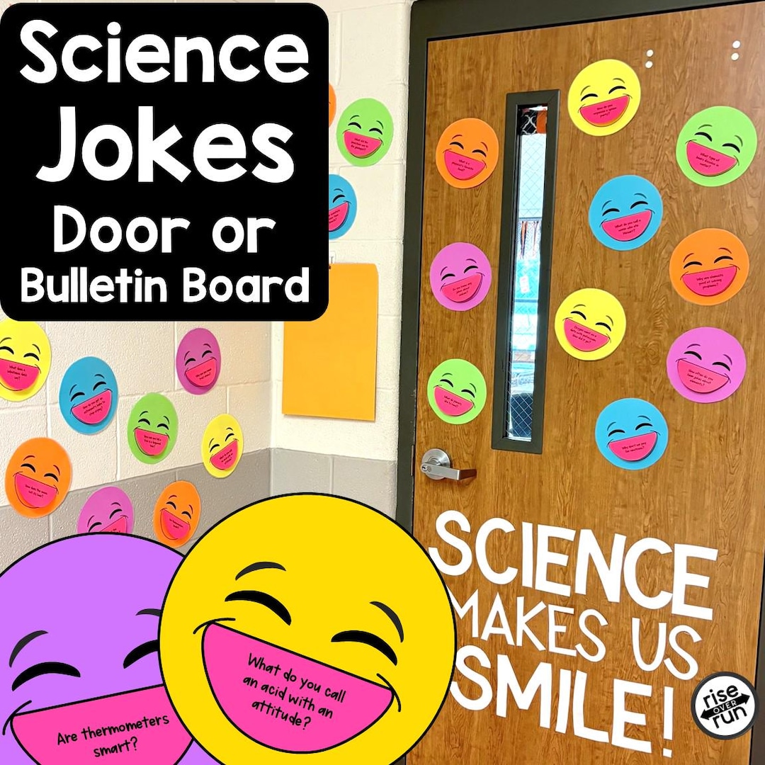 Science Classroom Decor Kit: Jokes & Riddles Bulletin Board (digital ...