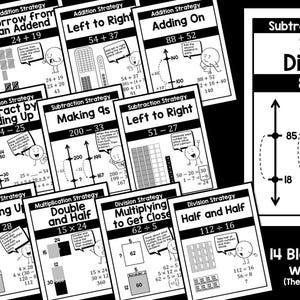 Math Classroom Posters for Mental Math Strategies and Number Talks for ...