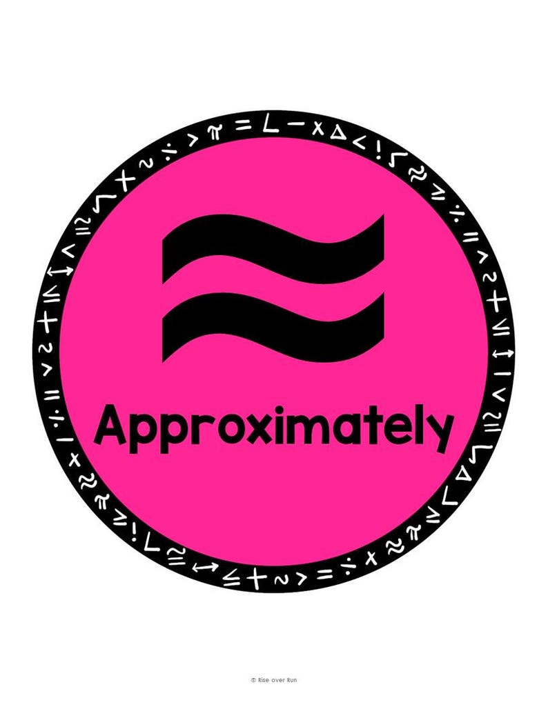 Math Symbols Bulletin Board Classroom Decorations for Elementary ...