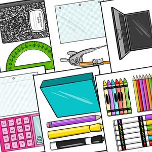 Visual Supply Cards to Show Students What You Need for Class Today in ...