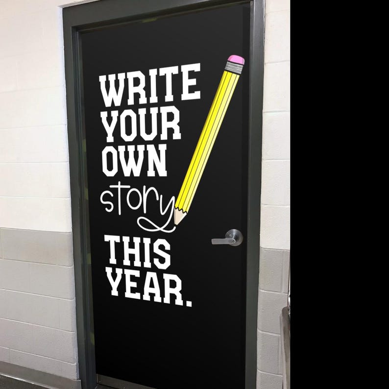 Back to School Bulletin Board Kit With Pencil, Easy DIY Print and Cut ...