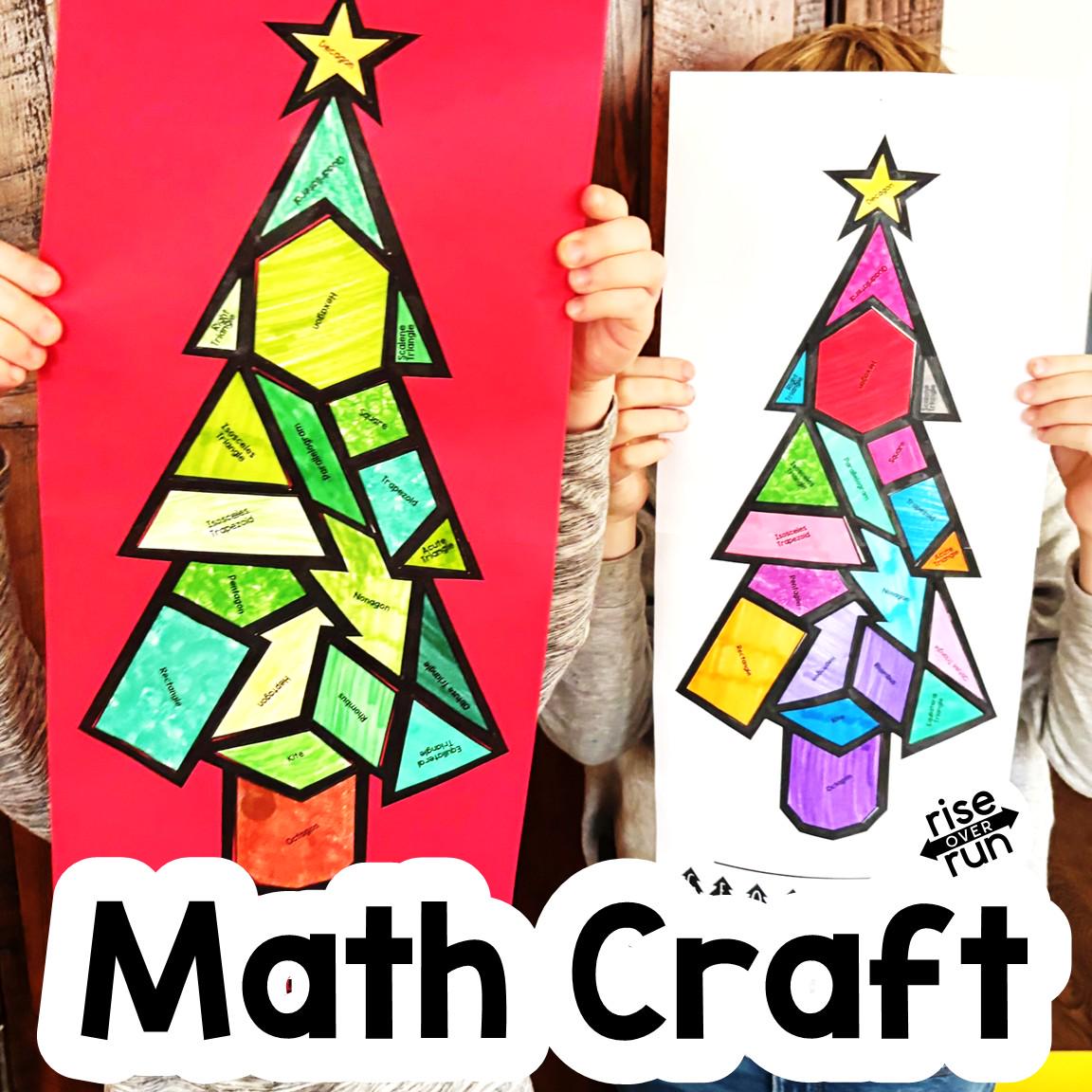 Christmas Math Craft for Elementary and Middle School Geometree ...
