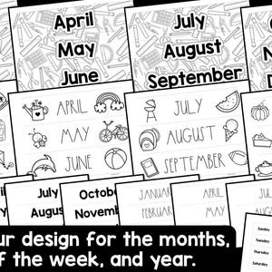 Calendar Pocket Chart Printables With Fraction Operations Cards for 5th ...