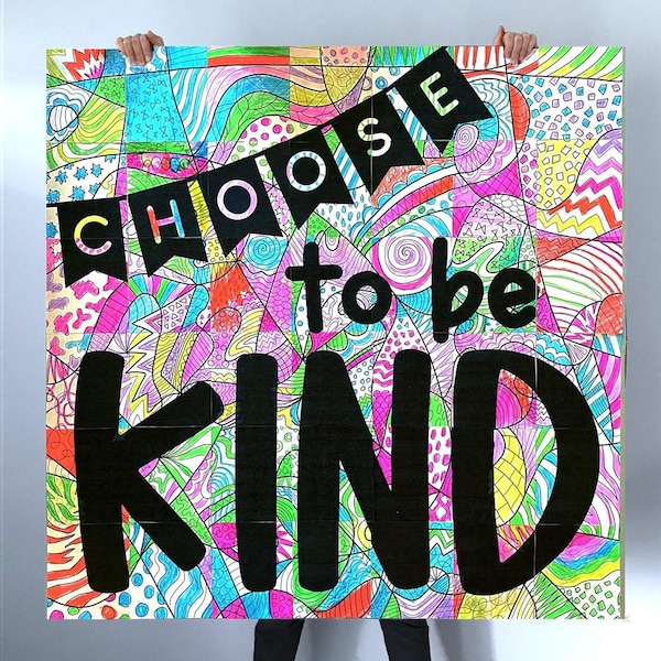 Be Kind Poster - Etsy