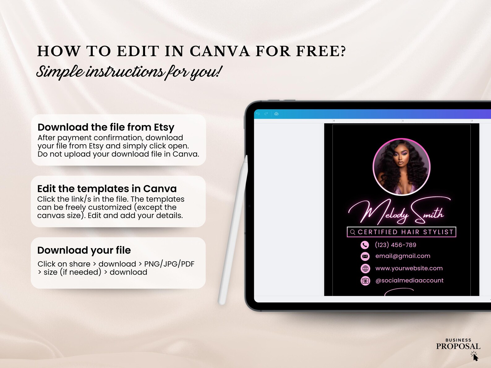 Acuity Scheduling Instagram Business Card Template, Pink Booking Flyer ...