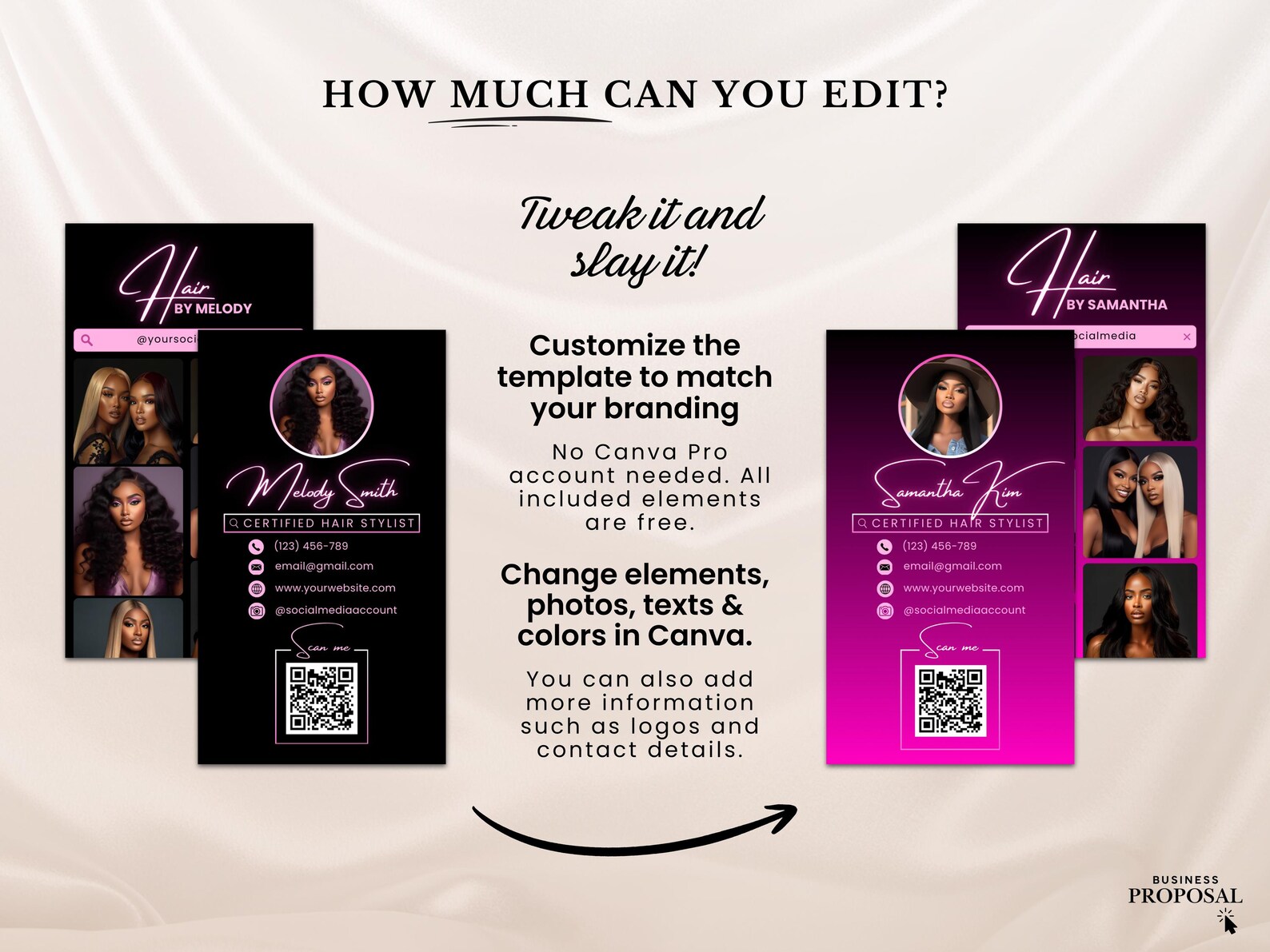 Acuity Scheduling Instagram Business Card Template, Pink Booking Flyer ...