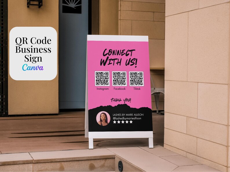 Business QR Code Sign for Business Signs QR Code Sign Scan to Pay Venmo ...