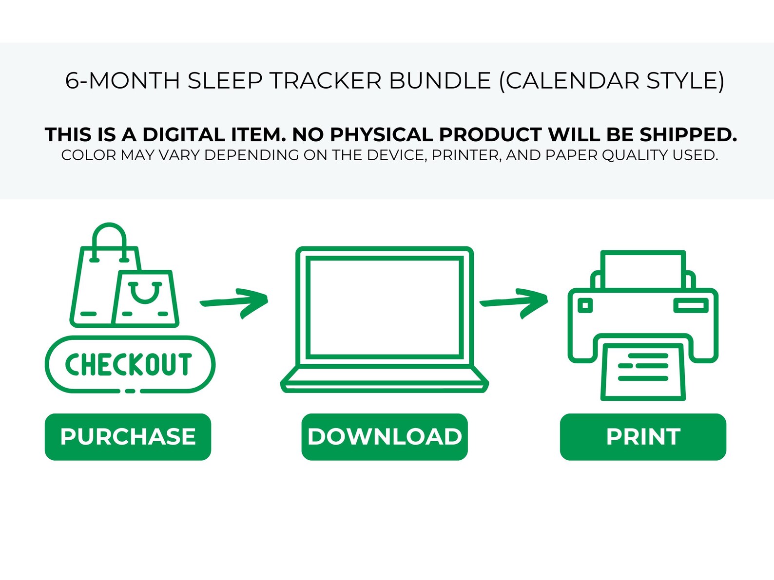 Colorful Shading Sleep Tracker Calendar Style Bundle Log Analysis Cycle ...