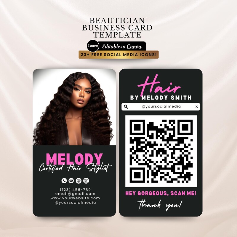 Qr Code Flyer Braids - Etsy UK