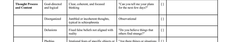 Mental Status Exam Cheat Sheet - Nursing Guide Psychiatric - Etsy
