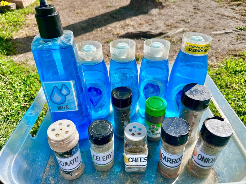 Mud Kitchen Dramatic Play Labels for Nature Play - Etsy