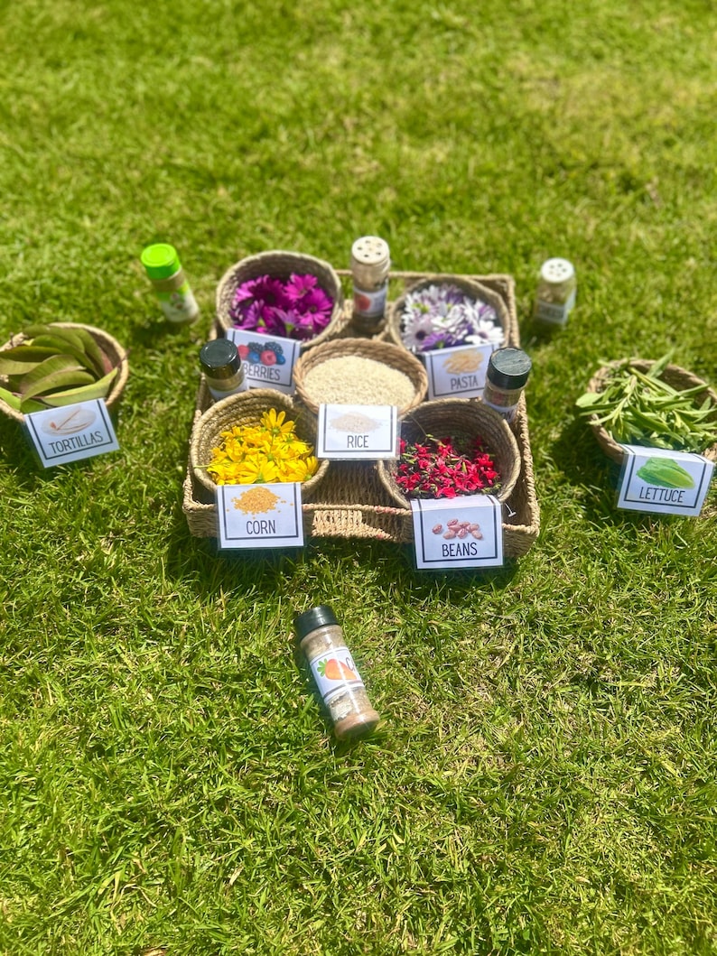 Mud Kitchen Dramatic Play Labels for Nature Play - Etsy