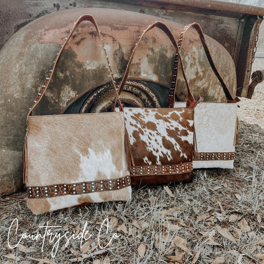 Couture Cowgirl Cowhide Purse by Countryside Co. - Etsy