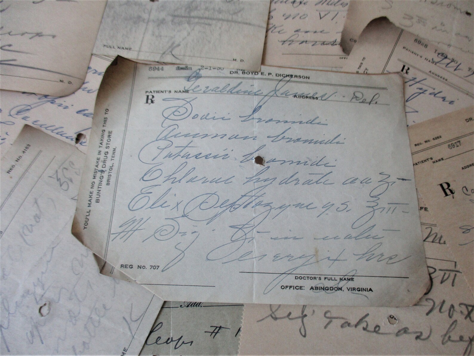 30 Vintage Prescription Forms Rx Paper Script Handwriting - Etsy