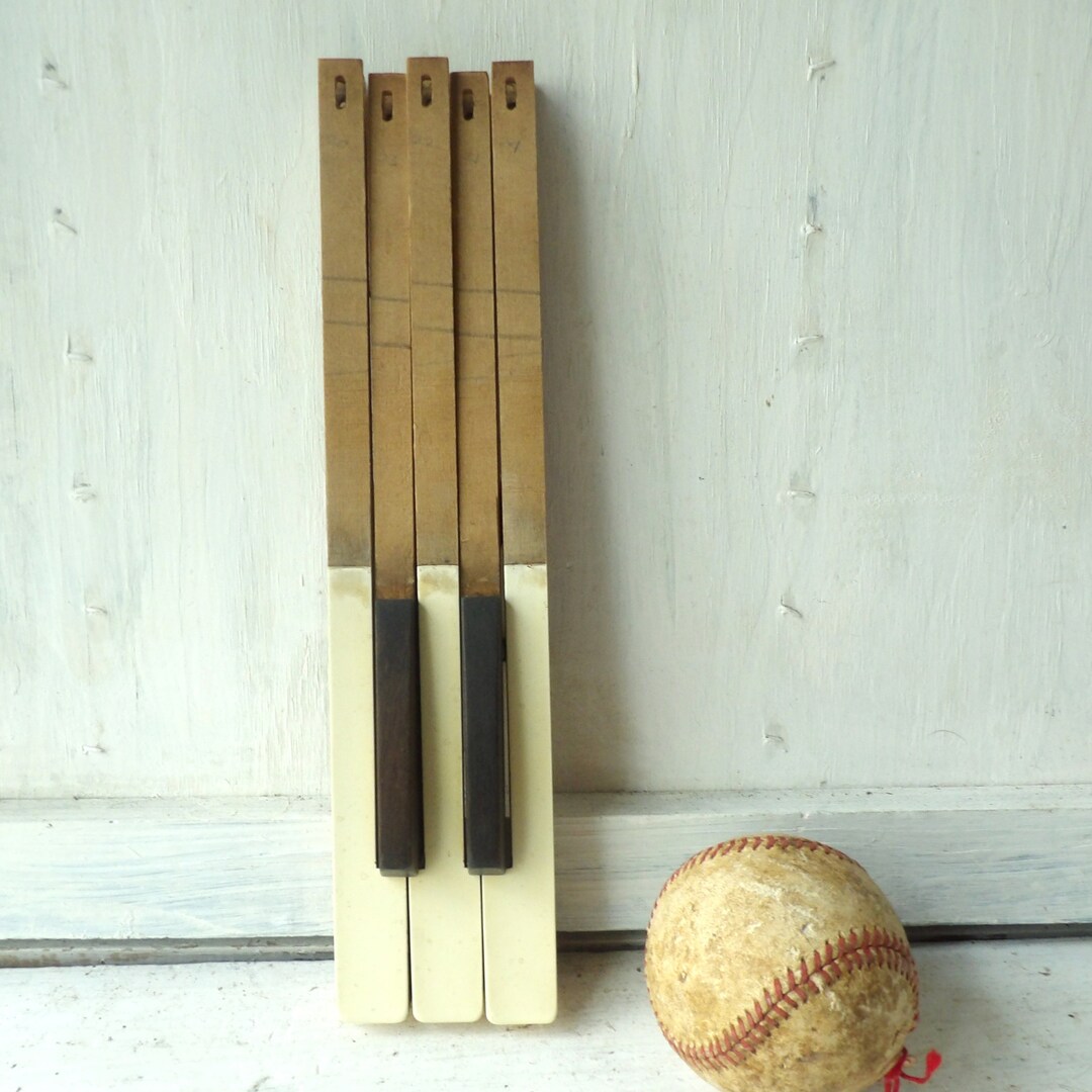 5 Antique Vintage Organ Keys Piano Keys for Repurposing Musical Salvage ...