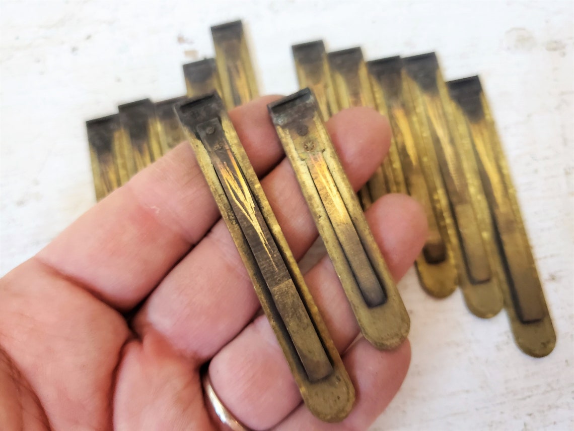 Antique Brass Pump Organ Reeds Group of 12 Vintage Musical - Etsy
