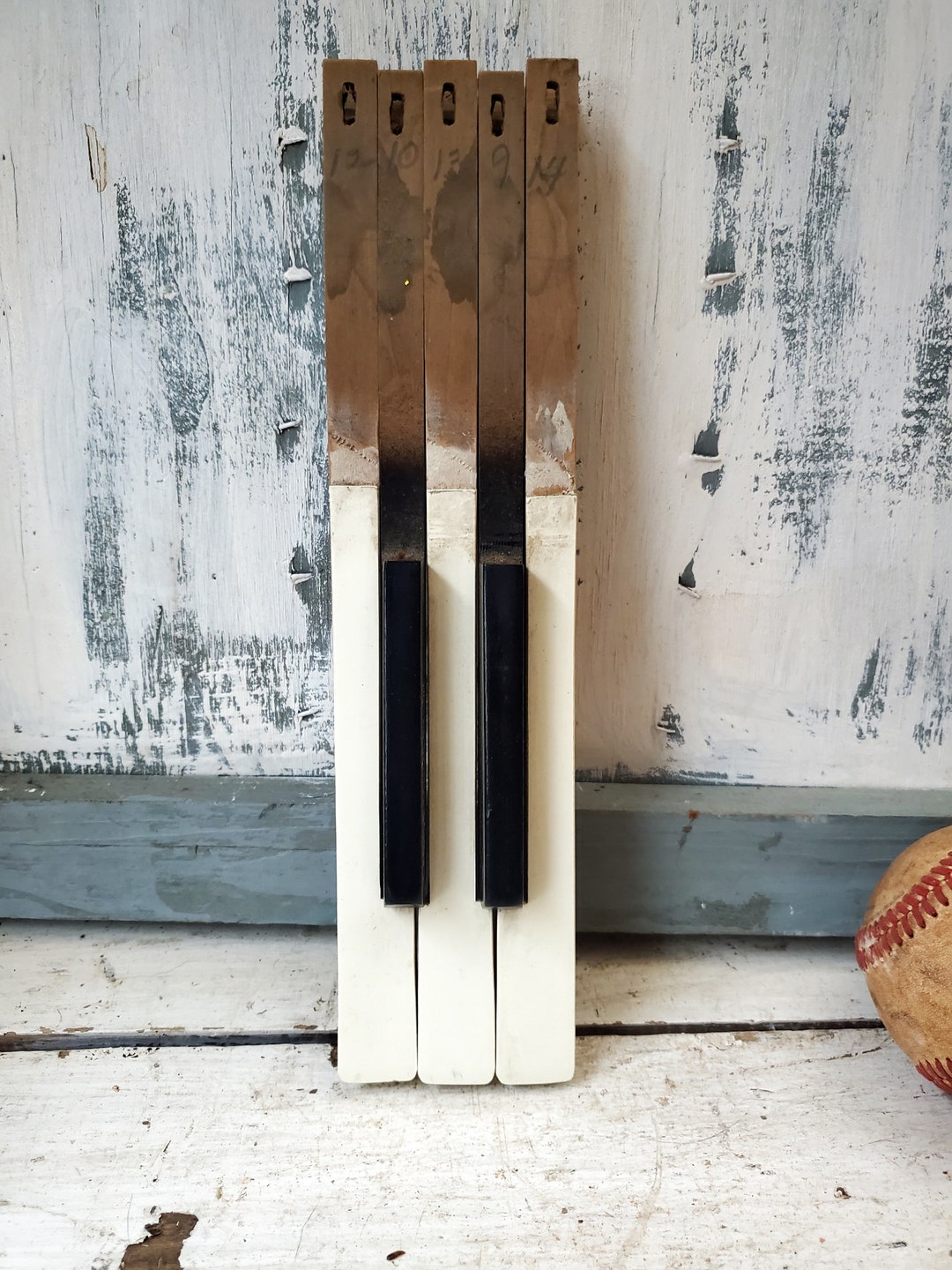 5 Antique Vintage Organ Keys Piano Keys for Repurposing - Etsy