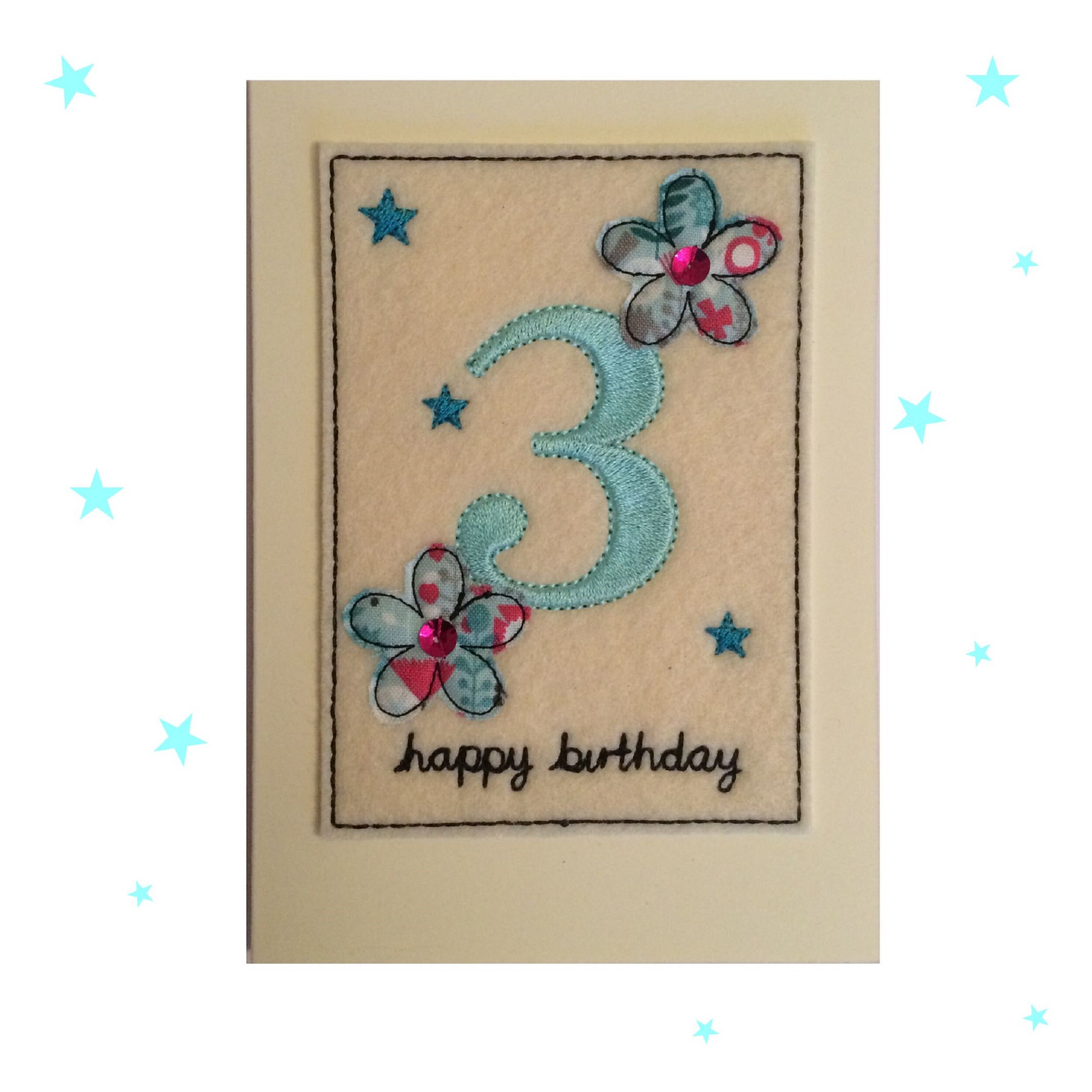 Paper & Party Supplies custom age card Happy Birthday Kids birthday ...