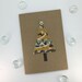 Scrappy Christmas Card, Stitched Xmas Card, Textile Trees Christmas ...