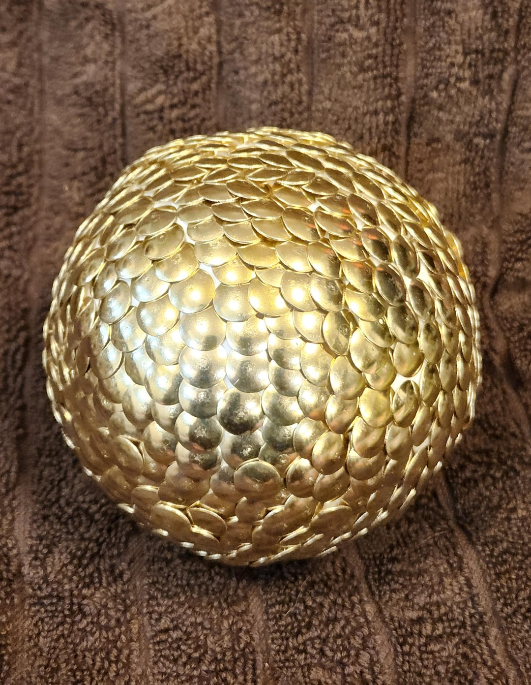 Large Gold Dragon Egg - Etsy