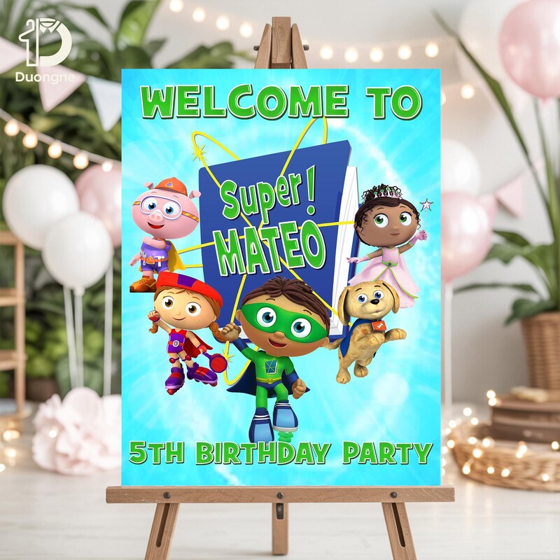 Super Why Birthday - Etsy