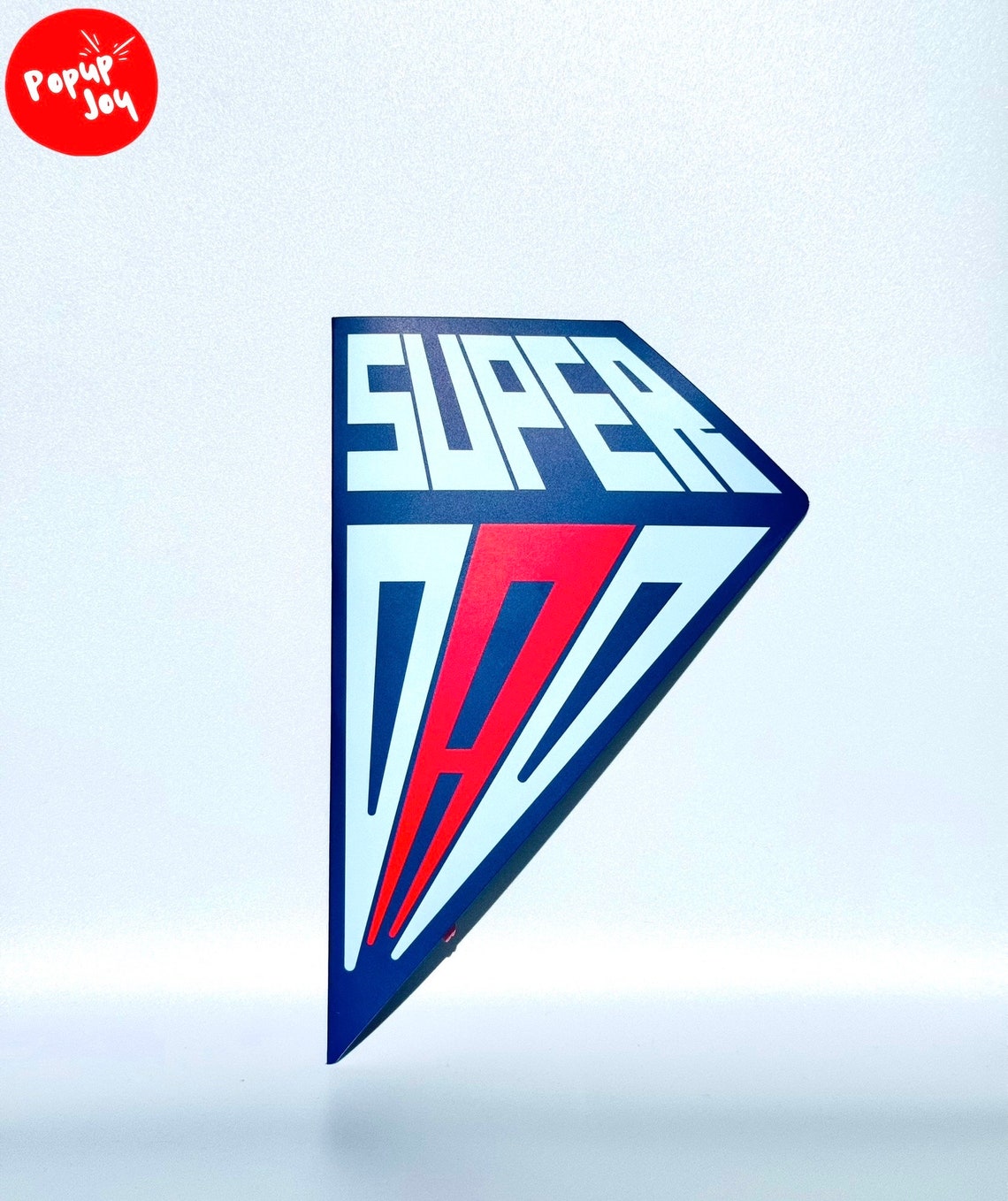 Flying Super Dad 3D Pop up Card, Father’s Day, Birthday, Greeting Card ...