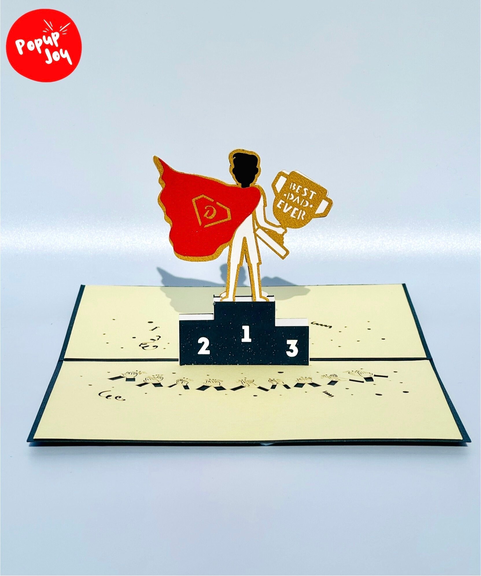 Best Dad 3D Pop up Card, Father’s Day, Birthday, Greeting Card - Etsy