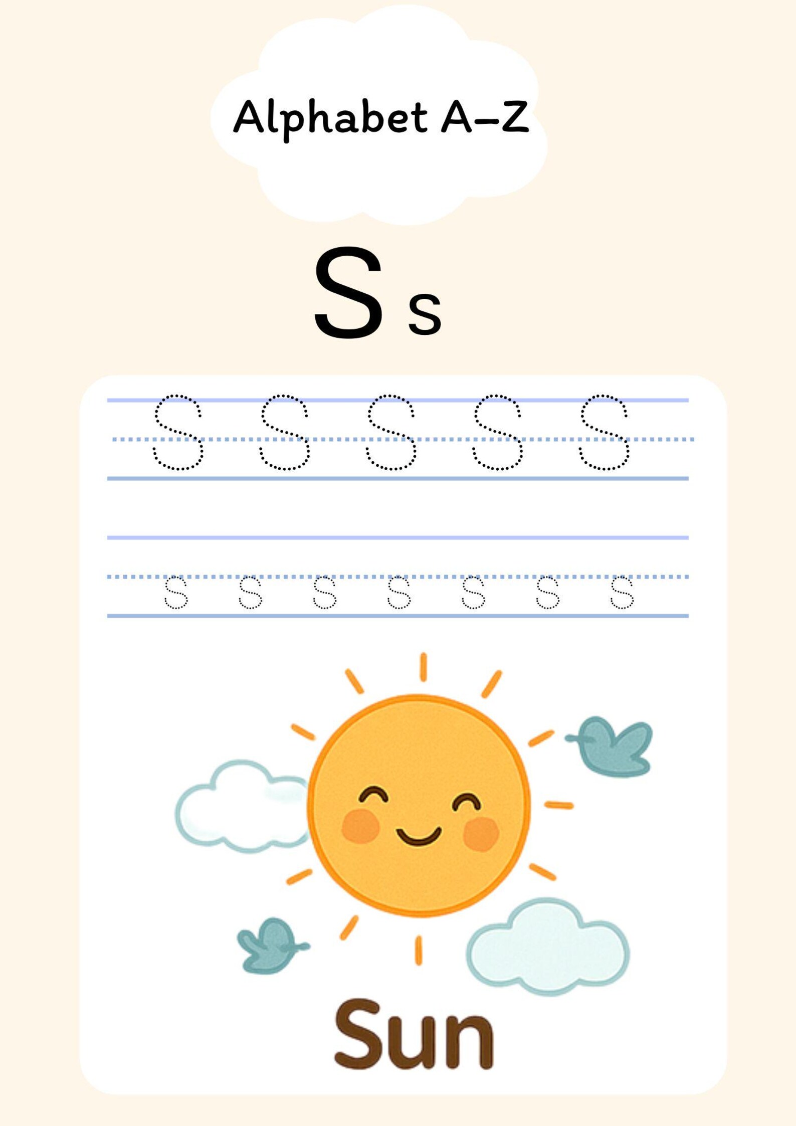 Bear Theme Alphabet Tracing Worksheets: Preschool Printable (PDF) - Etsy