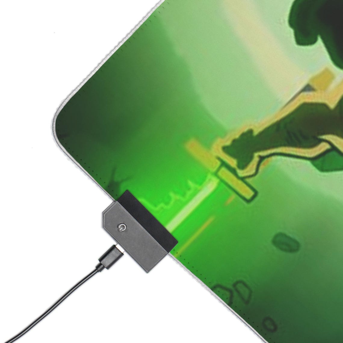 Anime LED Gaming Mouse Pad, One Piece, Roronoa Zoro , Keyboard Mat ...