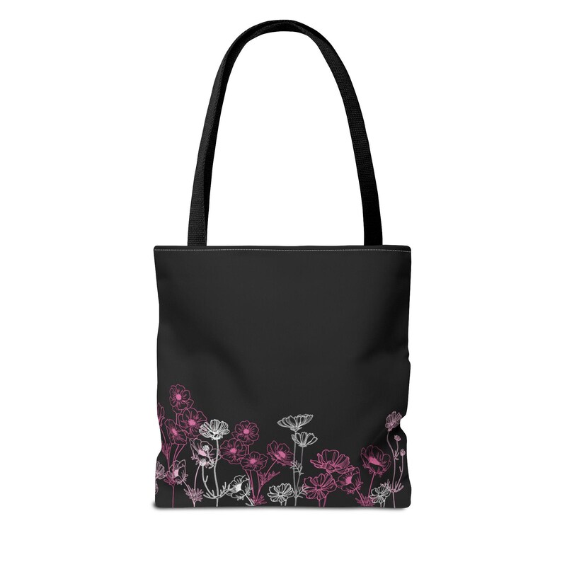 October Custom Birth Flower Gift, Personalized Canvas Tote Bag, Gift ...