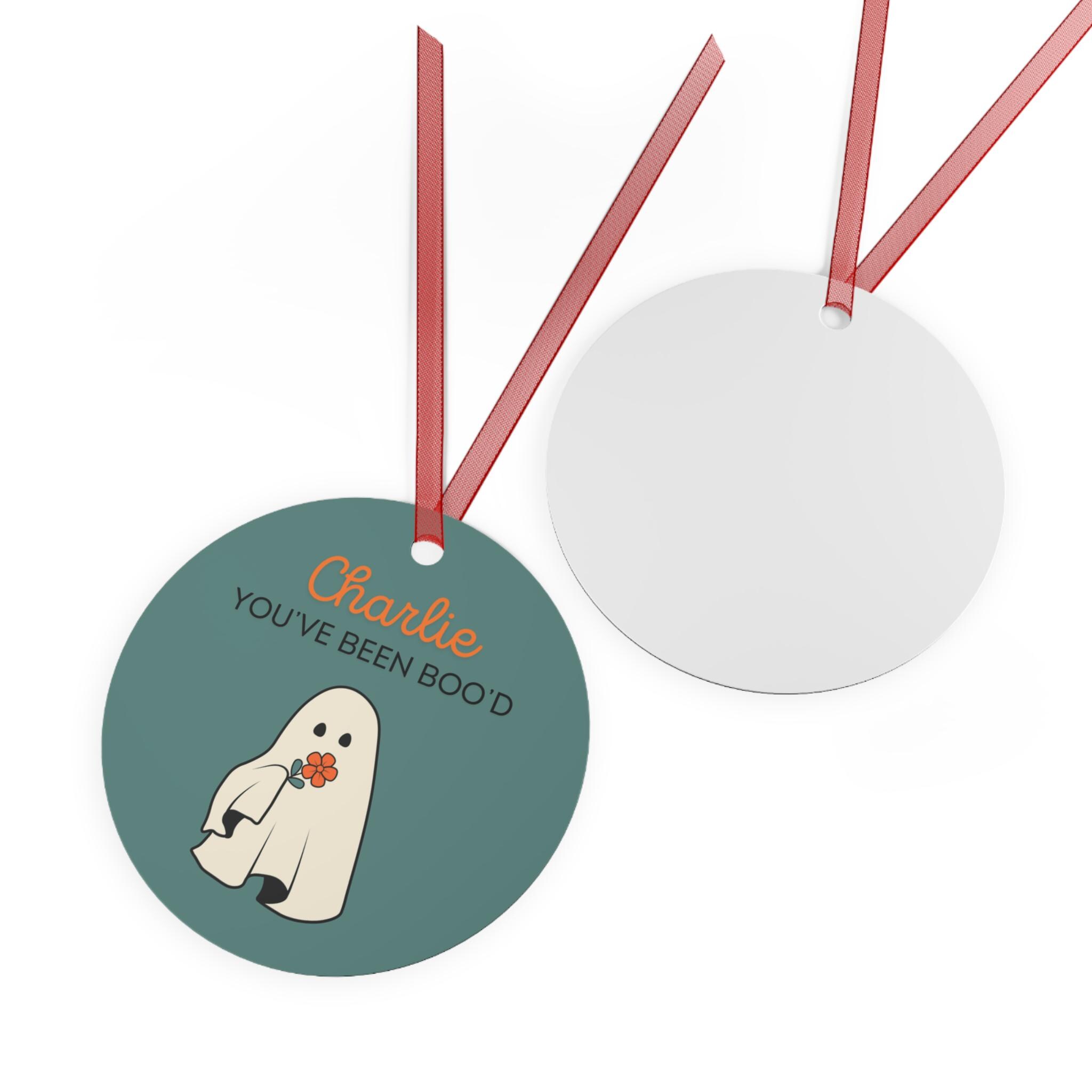 Halloween Ghost Candy Basket Tag for Kids, Custom Name Tag for Trick or ...