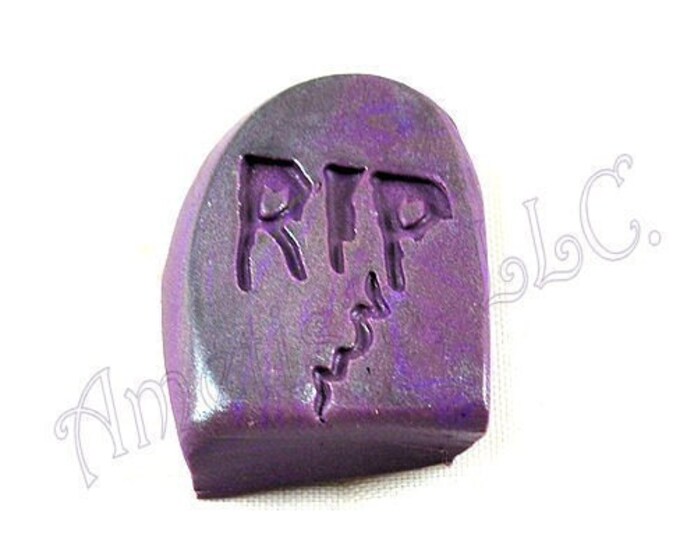 RIP Graveyard Headstone - Mold for Polymer Clay and PMC - Includes How ...