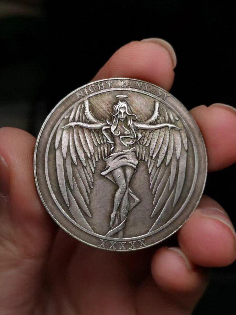 Coins, Winged Fantasy Angels, Fairy Commemorative Coins, Ancient Coins ...