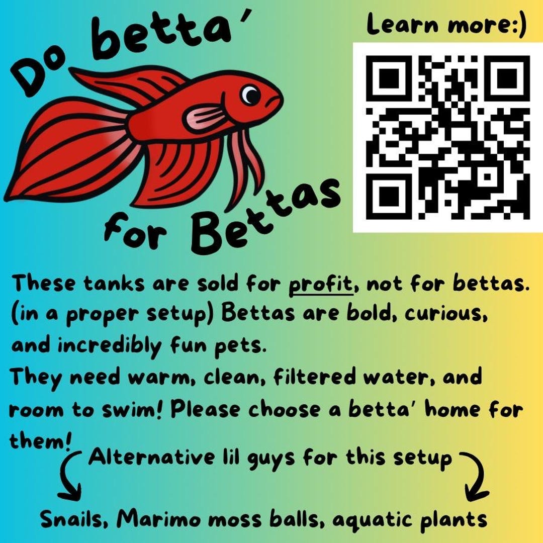 Do Betta’ for Bettas - Digital Download | Animal Advocacy Awareness ...