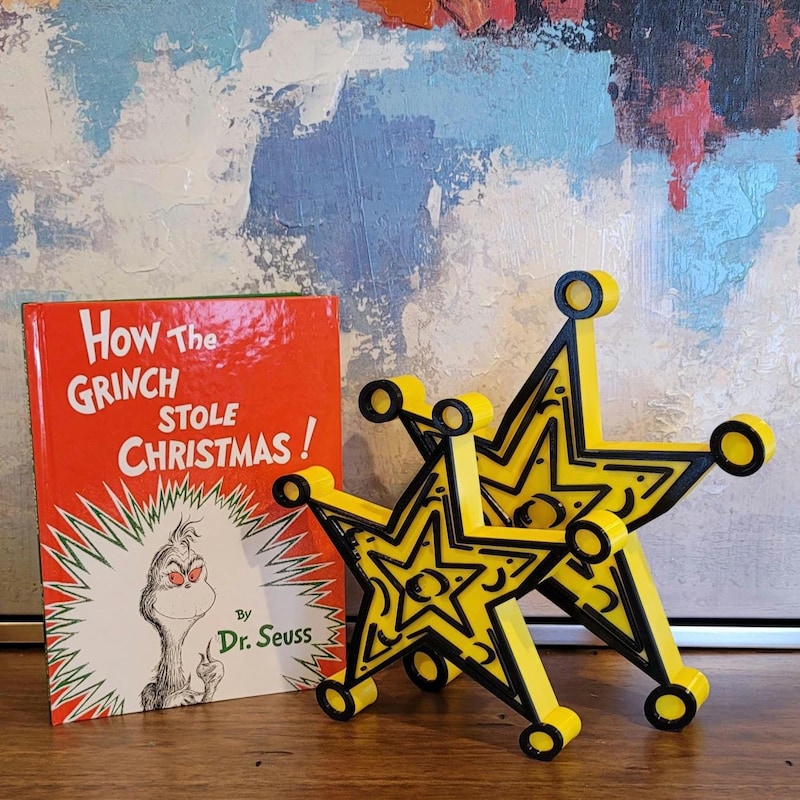 Grinch Star - Etsy
