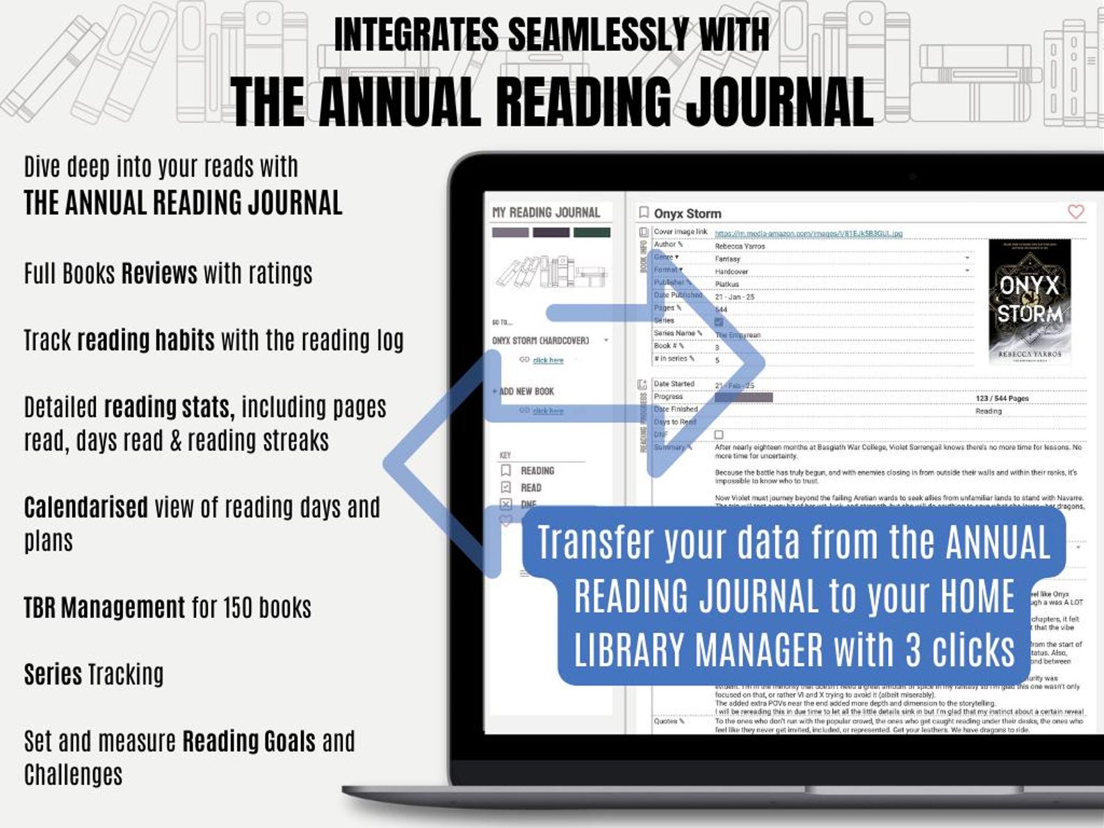 Home Library Manager: Book Collection Tracker (google Sheets, Digital ...