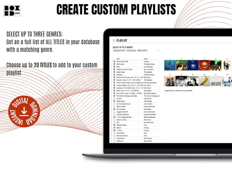 Ultimate Music Collection Tracker: Google Sheets Vinyl Organizer ...