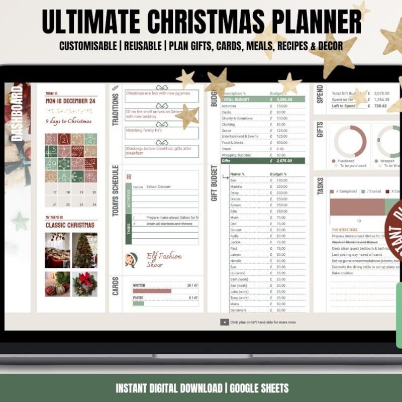 Christmas Planner - Etsy