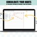 Custom Digital Life Goal & Habit Tracker, Productivity Planner, Instant ...