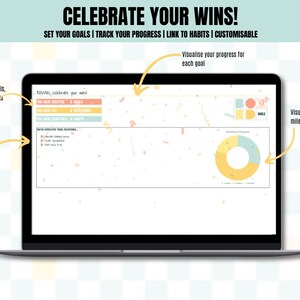 Custom Digital Life Goal & Habit Tracker, Productivity Planner, Instant ...