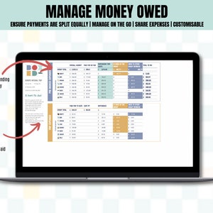 Group Travel Itinerary Spreadsheet, Vacation Budget Tracker, Digital ...