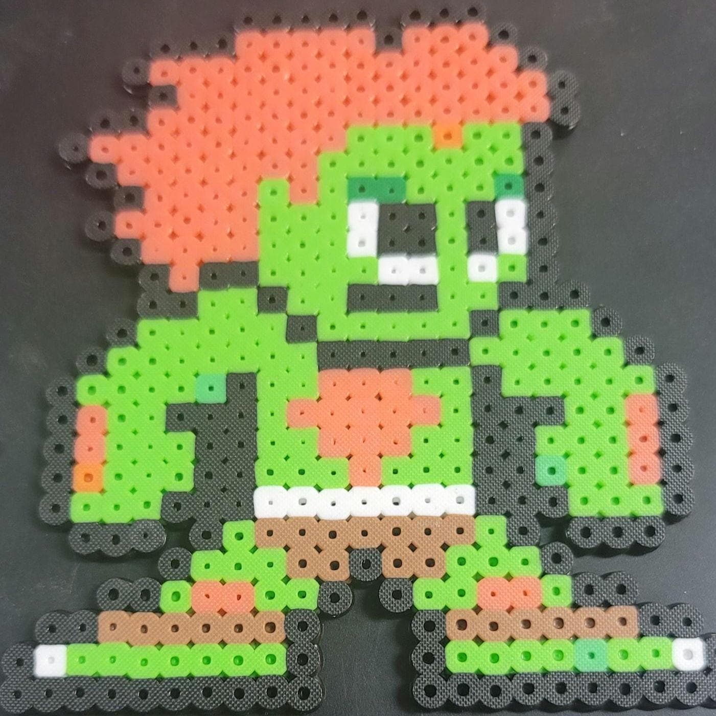 Street Fighter Blanka Perler Bead Art – Retro Arcade Pixel Decor, Gamer ...