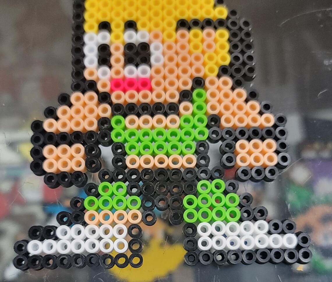 Mortal Kombat Sonya Blade Perler Bead Art–retro Arcade Pixel Decor ...