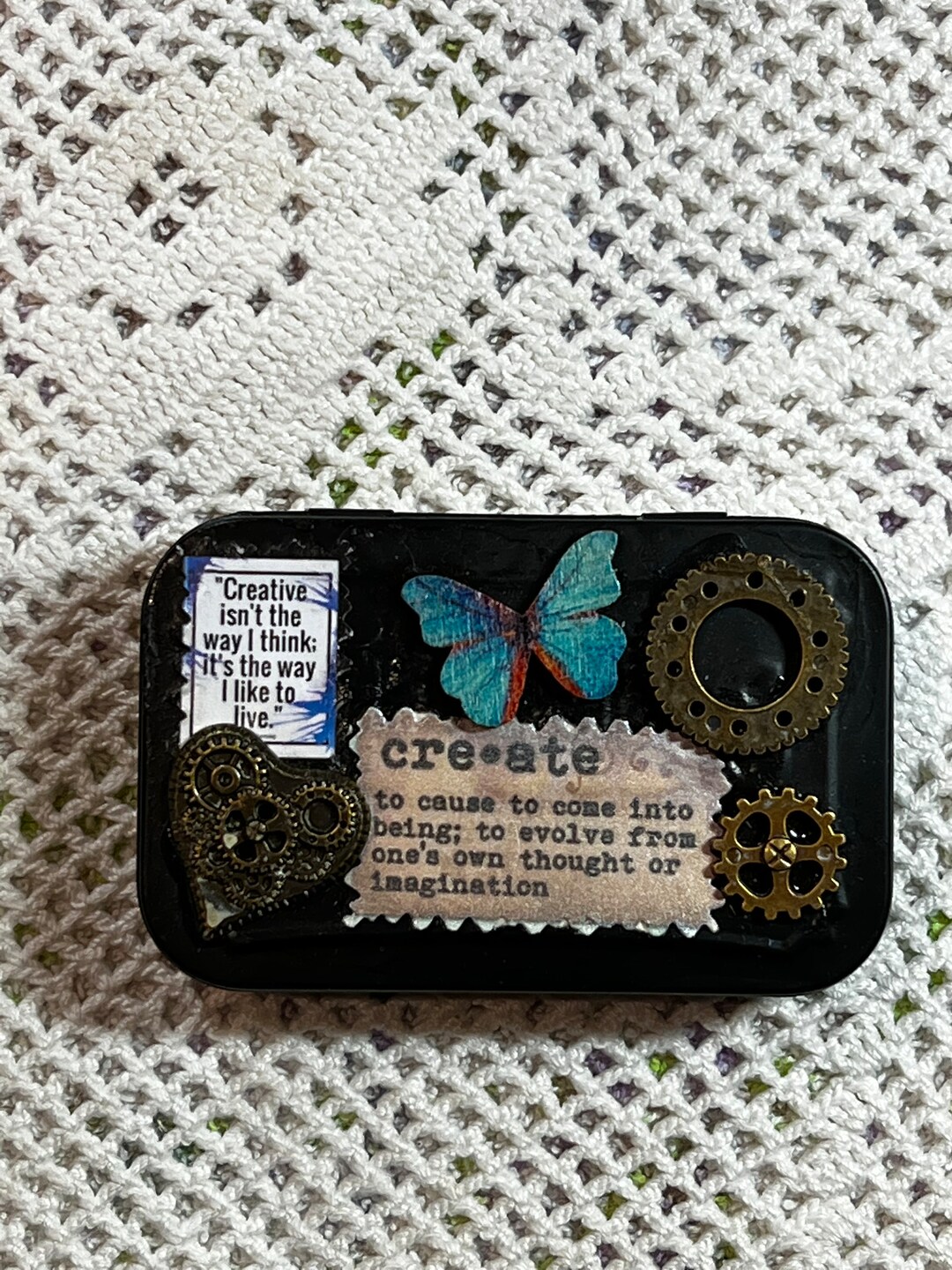 Creativity Themed Tin Box - Etsy