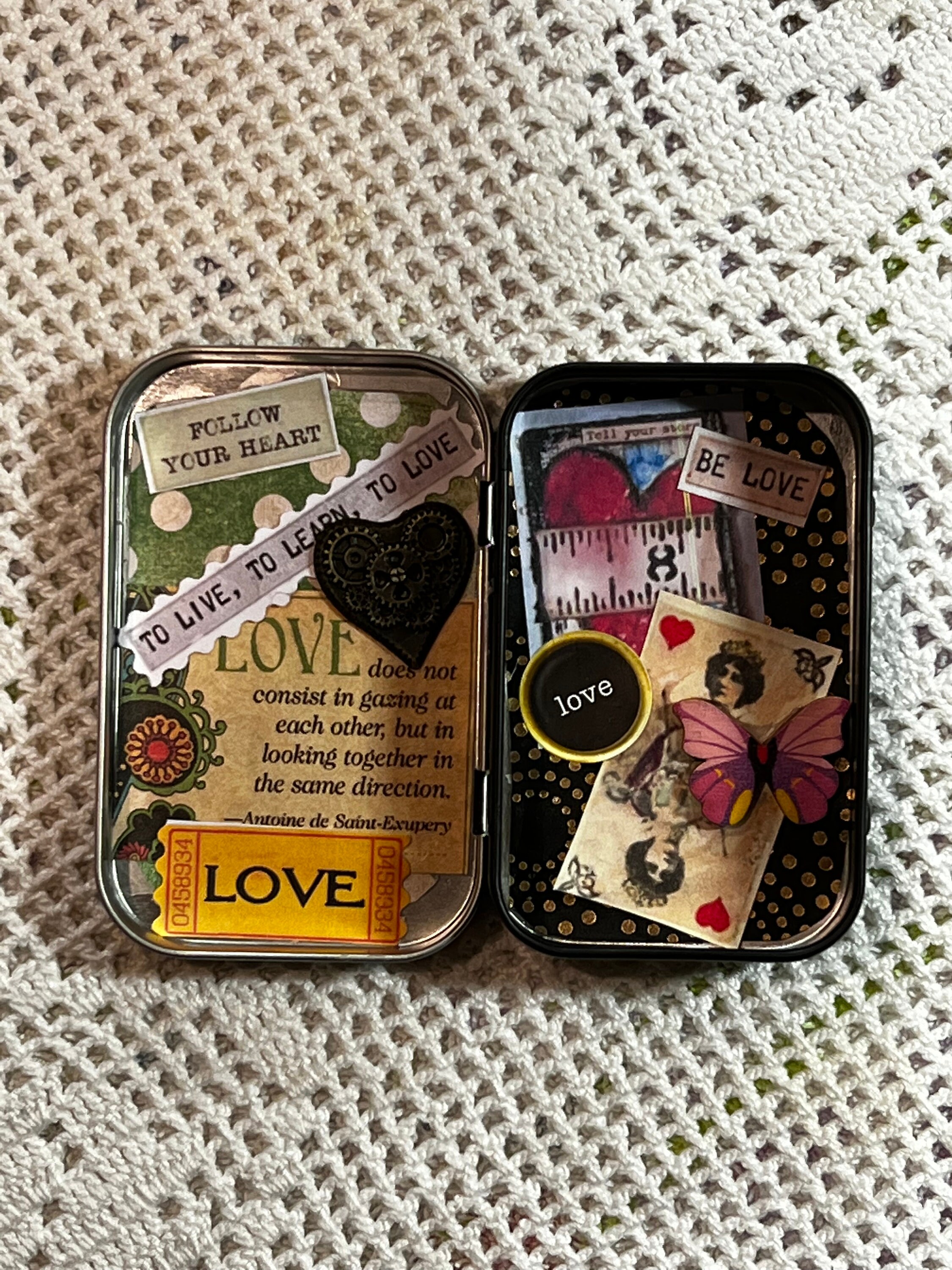 Love Themed Tin - Etsy