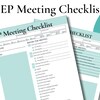Printable IEP Meeting Reminder Sticky Note Templates, IEP Meeting Prep ...