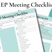 Printable IEP Meeting Reminder Sticky Note Templates, IEP Meeting Prep ...