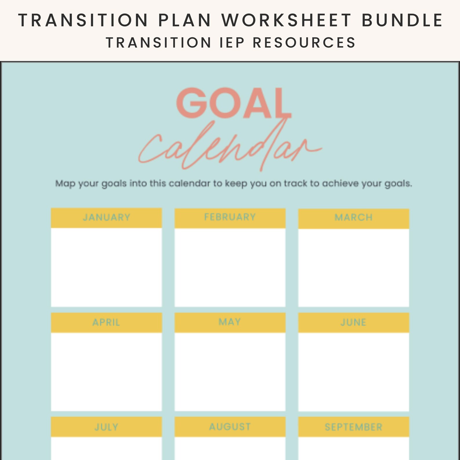 IEP Transition Plan Worksheet Bundle: Student Surveys, Goal Setting ...