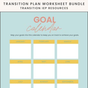 Transition Plan Worksheet Bundle | Transition IEP Worksheets | IEP ...